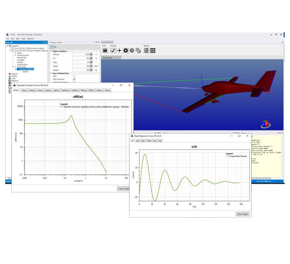 数据分析软件 - ADS - Flight Dynamics - OPTIMAL AIRCRAFT DESIGN - 飞行分析 / 模型制作 ...