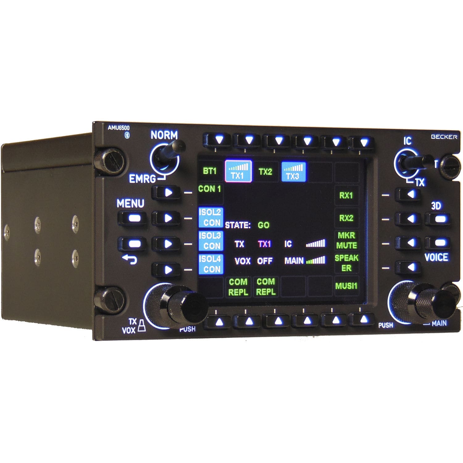 对讲机 - AMU6500 - BECKER AVIONICS