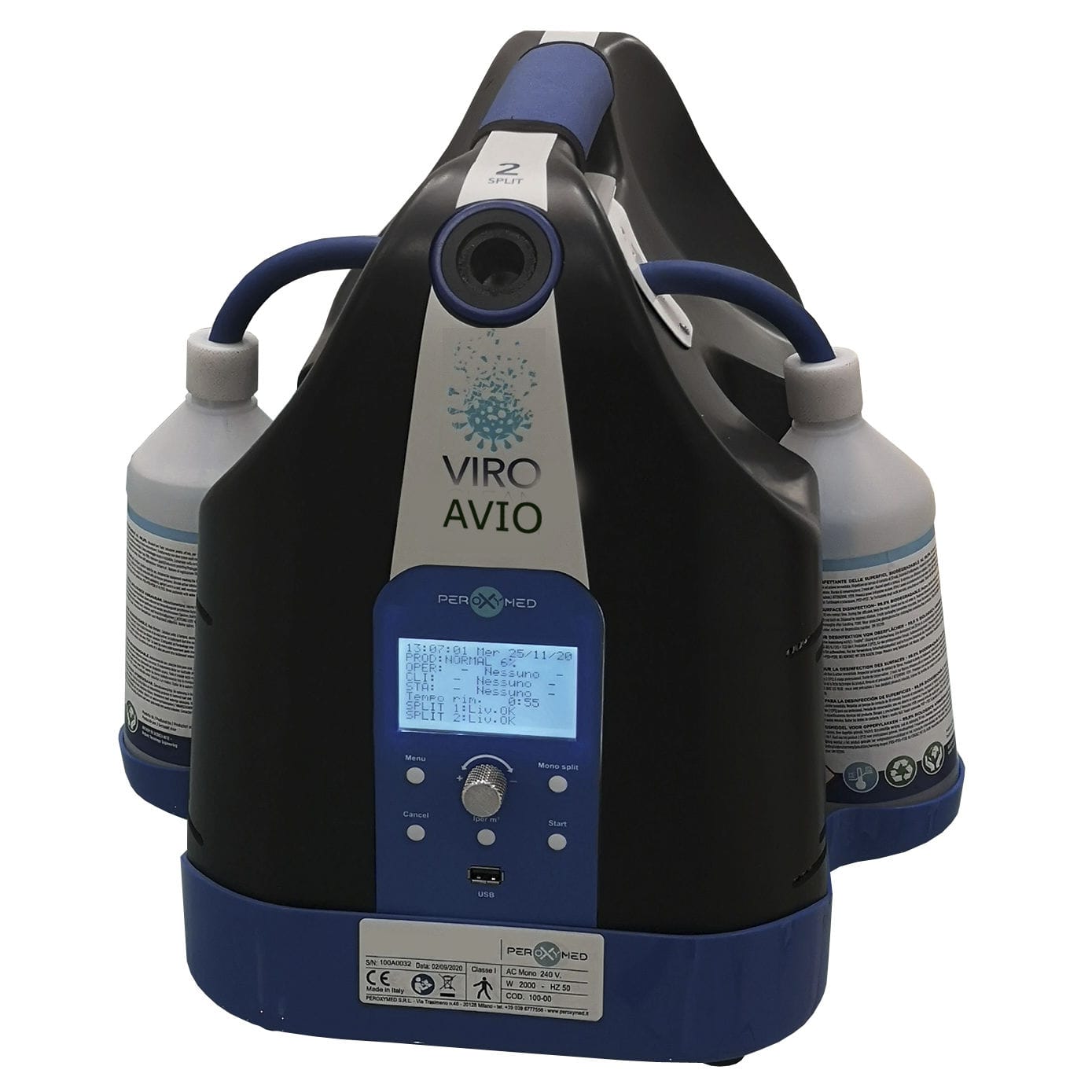 机场消毒系统 - VIRO CLEAN AVIO 2 - Peroxymed srl - 飞机 / 直升机 / 干雾